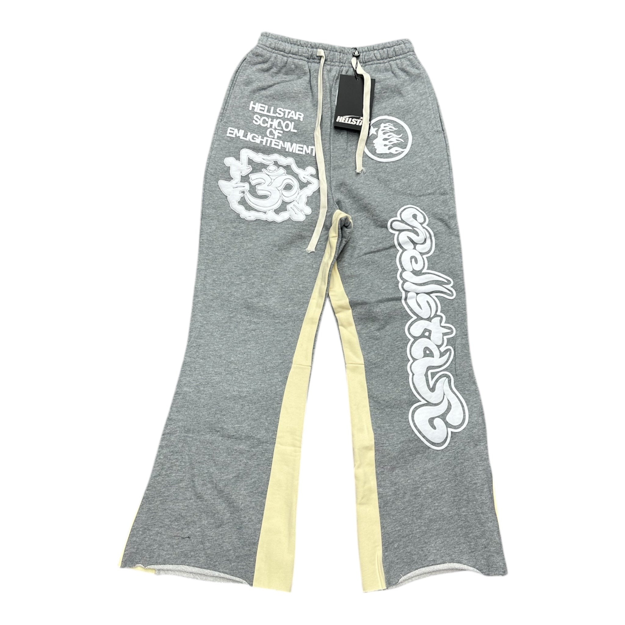 Hellstar Grey Flare sweatPants – Crwnplug