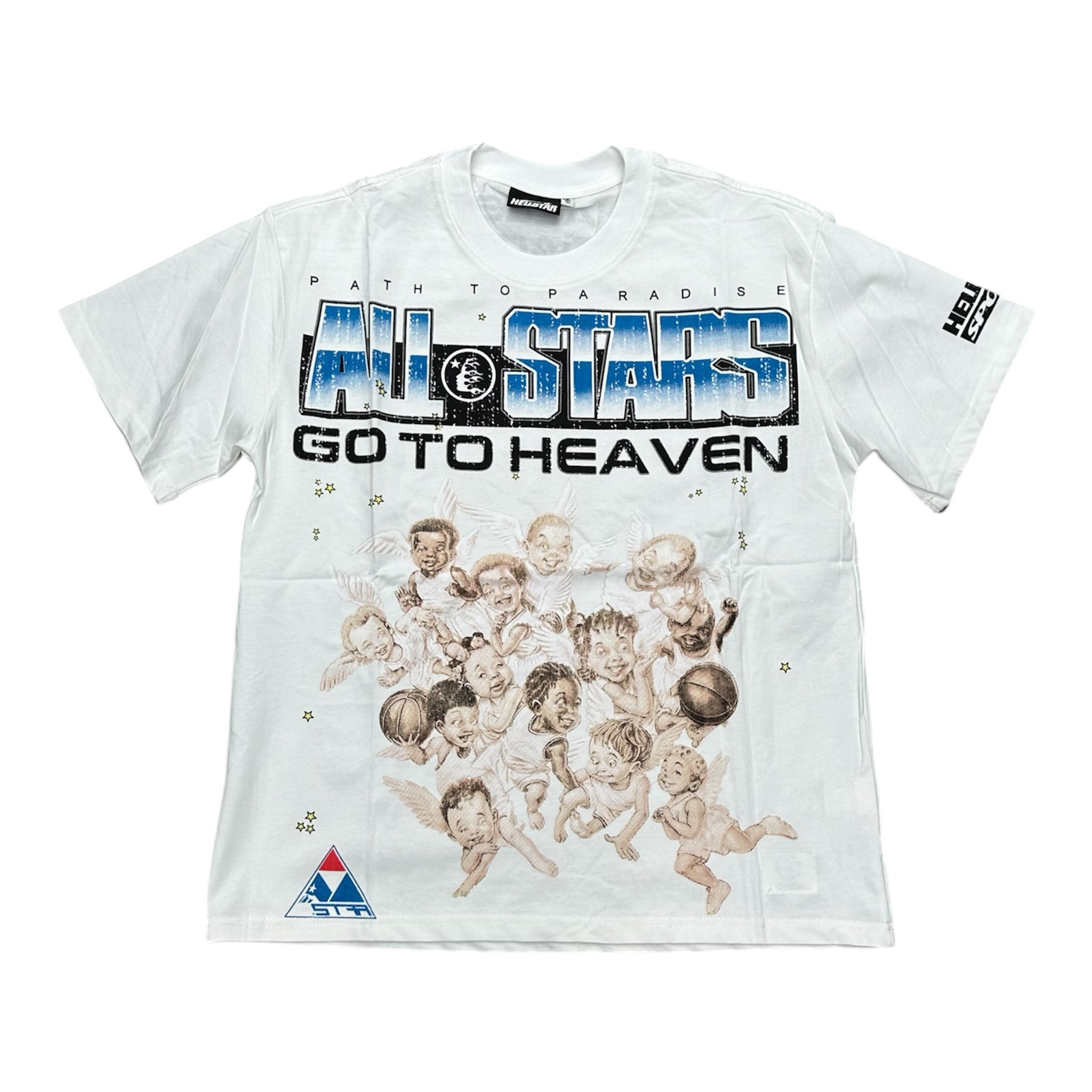 Hellstar white tee – Crwnplug