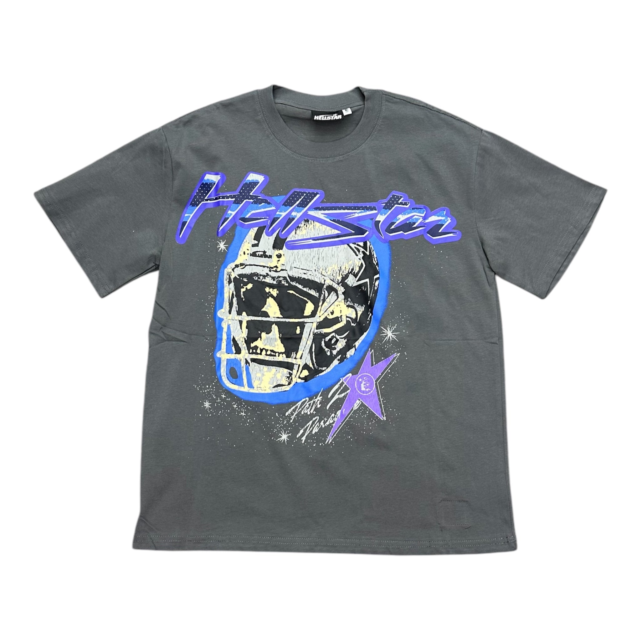 Hellstar grey tee – Crwnplug