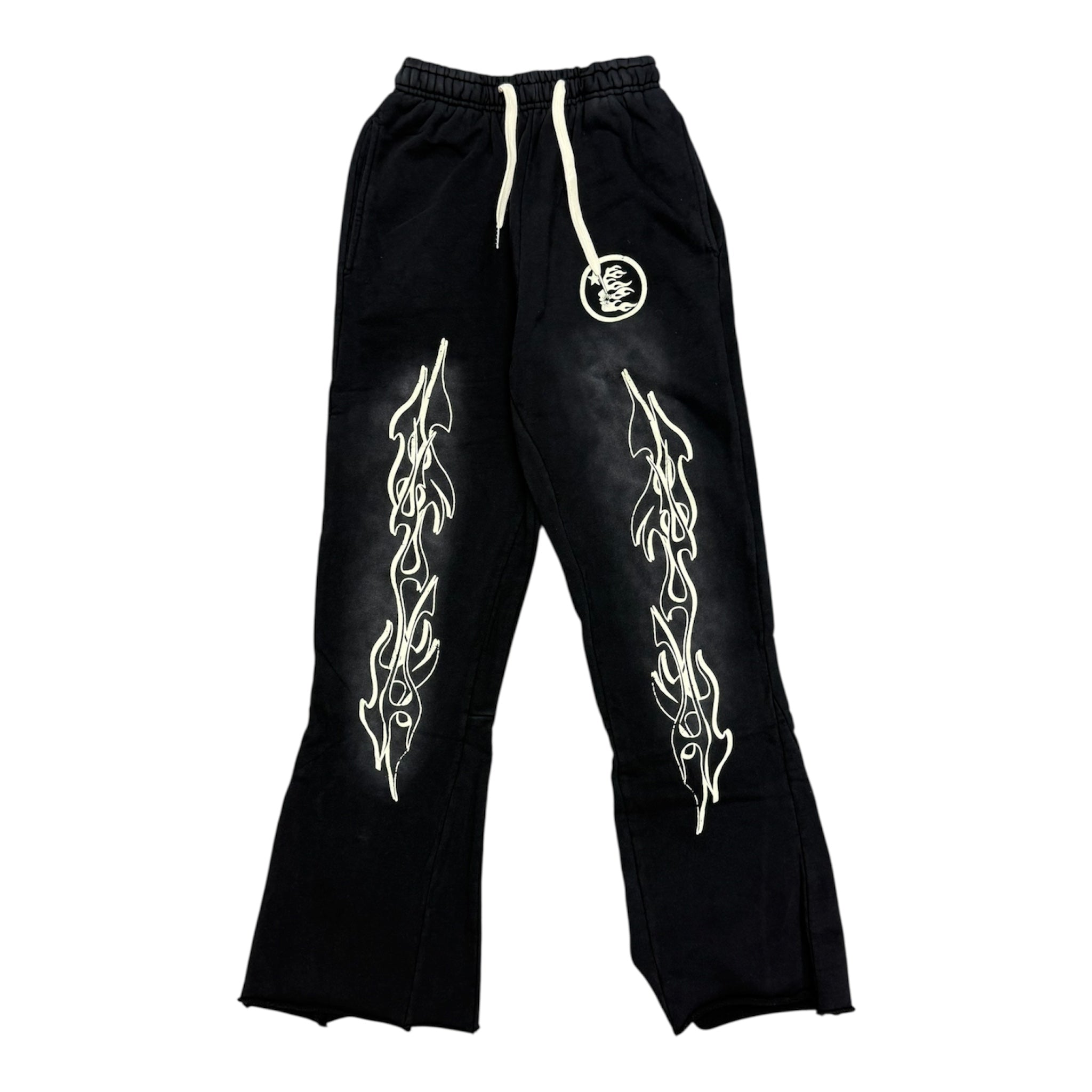 Hellstar Black Flare Sweatpants – Crwnplug