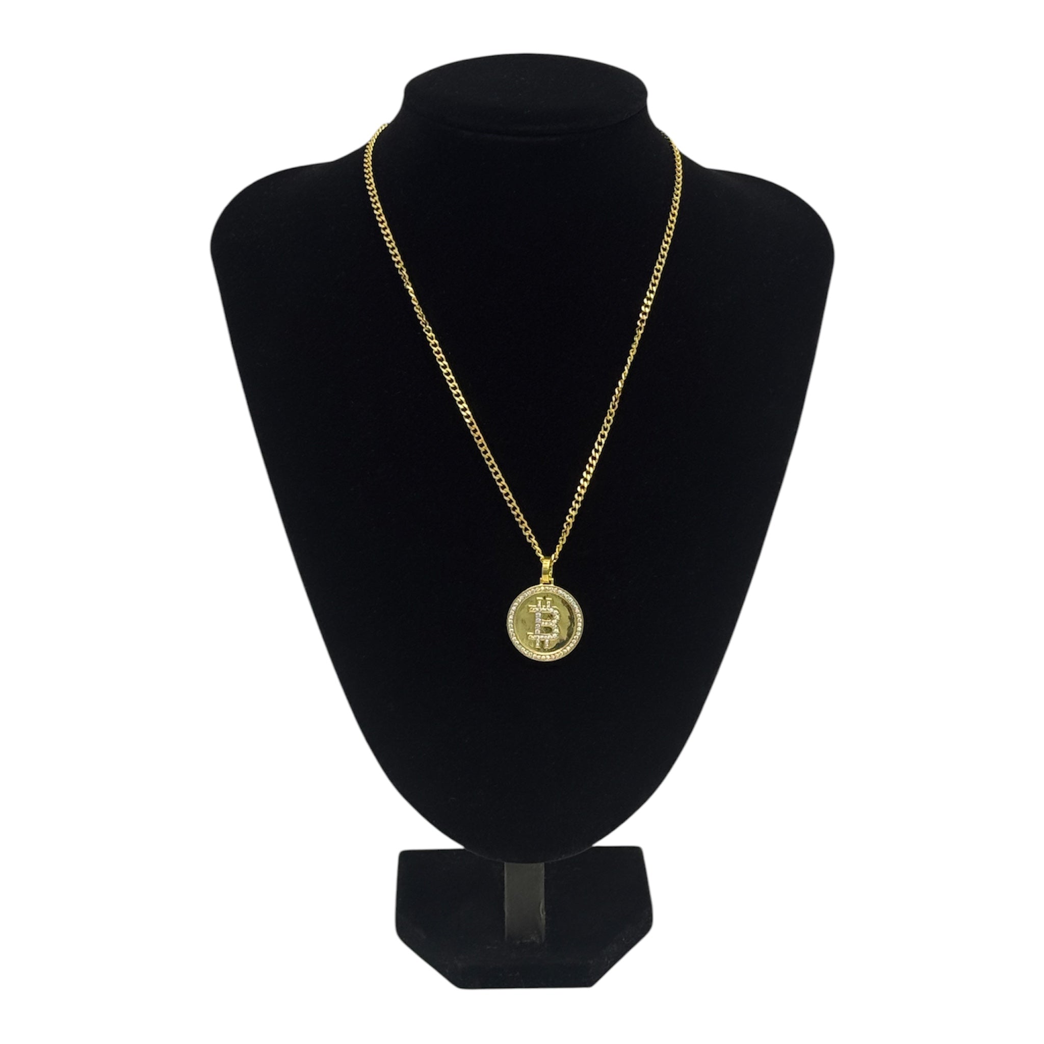 Bitcoin Pendant (Includes Chain) – Crwnplug