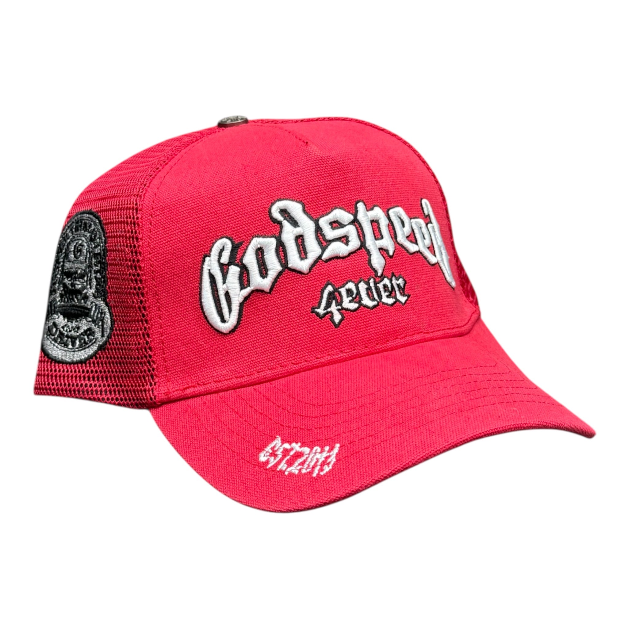 Godspeed Red/White Cap – Crwnplug