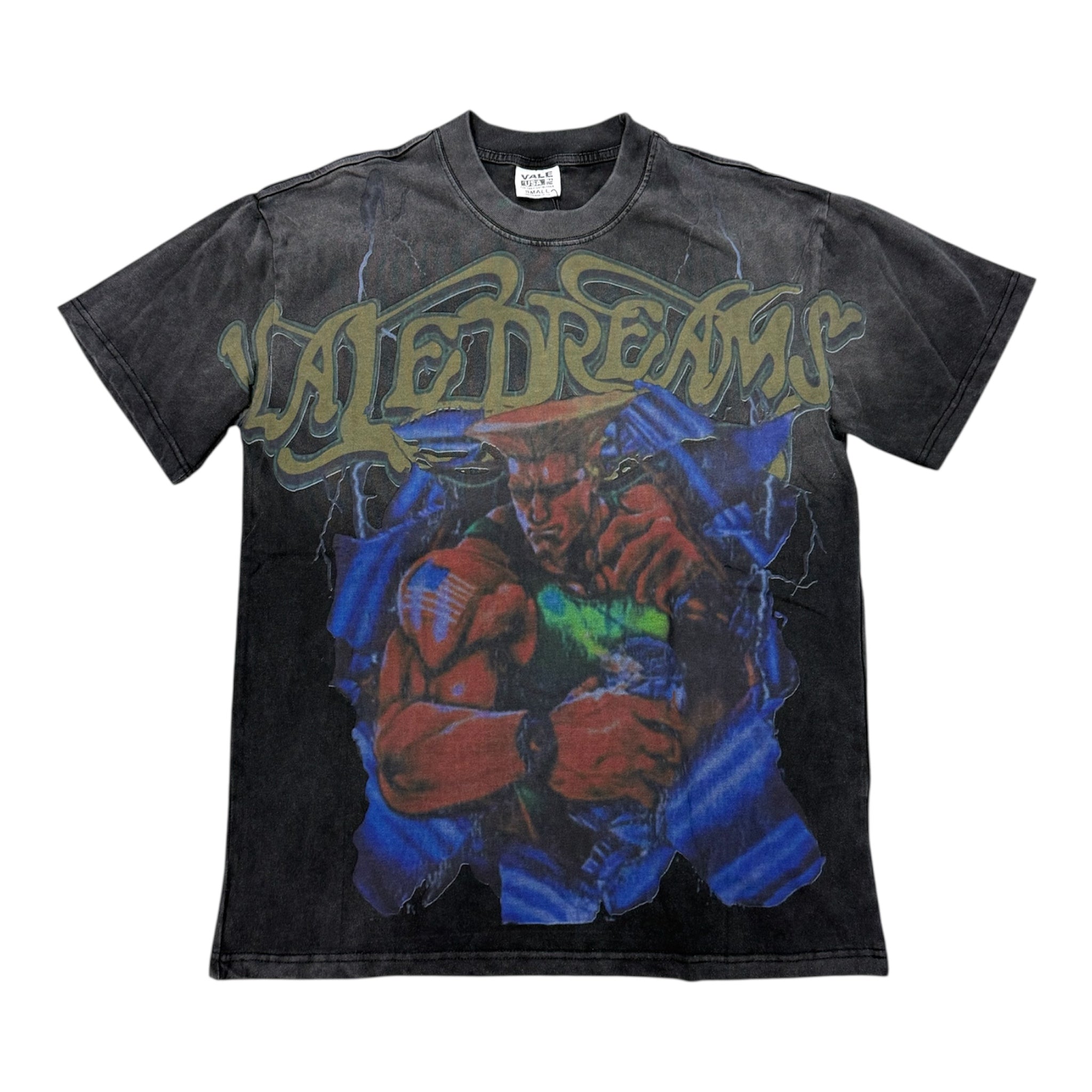 Valley Dreams Fighter Black Tee – Crwnplug